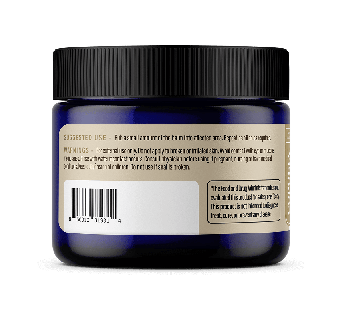 CBD Topical Salve Enriched with Botanicals - Comfort Balm | Copoeia